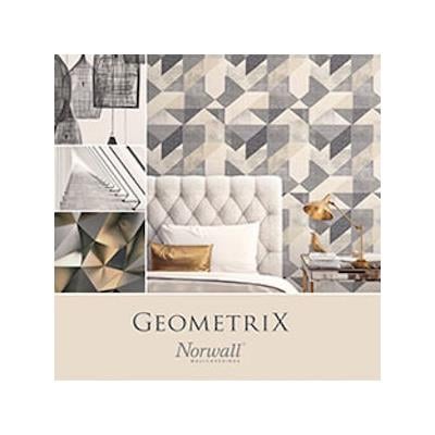 Geometrix by Norwall Wallpaper | Mahones Wallpaper Shop Products