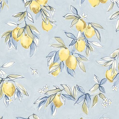 4134-72506 | Wildflower, Lemonade Citrus - Chesapeake Wallpaper