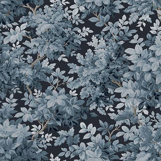 4147-80003 | Haberdashery, Greenwood Dark Blue Deciduous - A-Street Wa