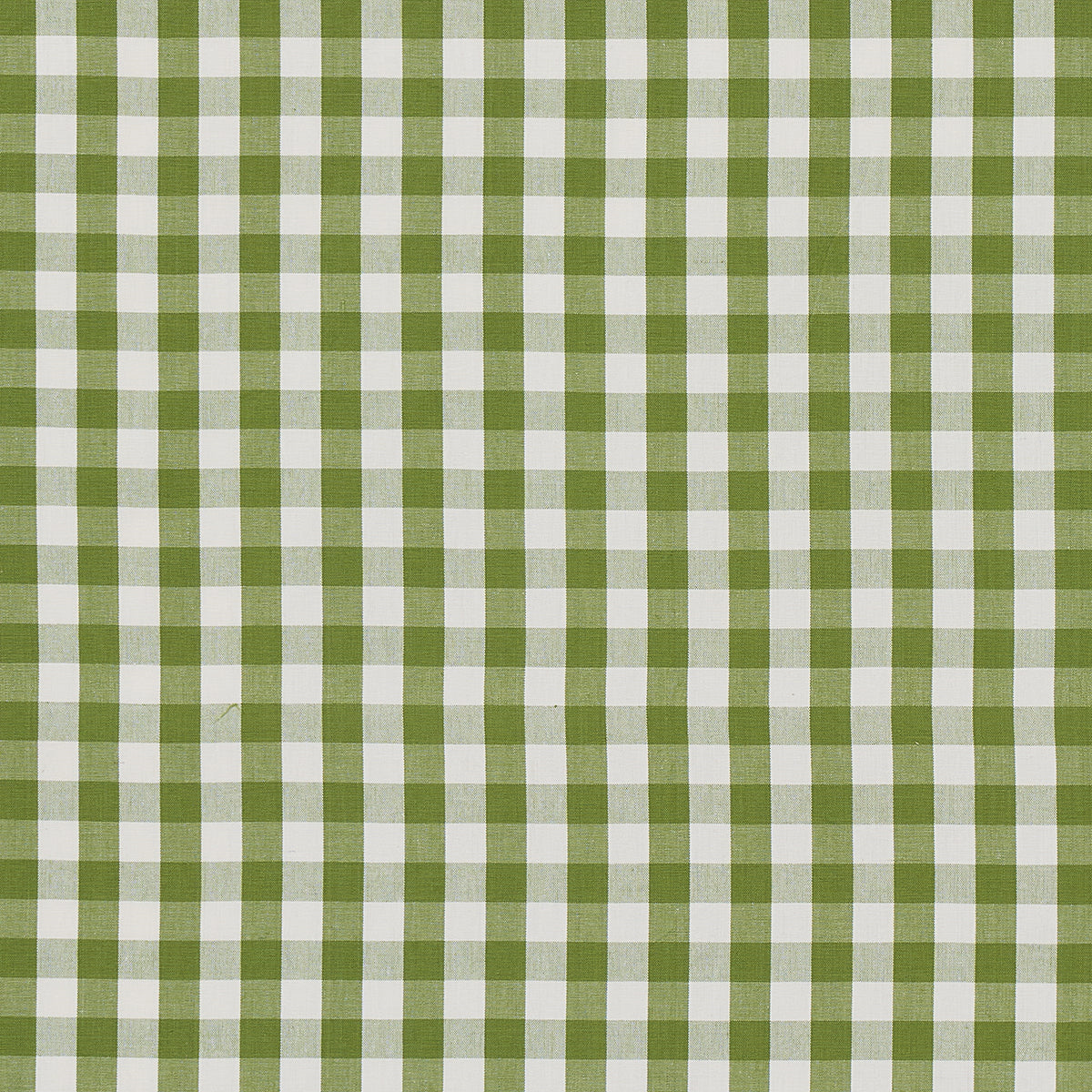 63071 | Elton Cotton Check, Leaf - Schumacher Fabric