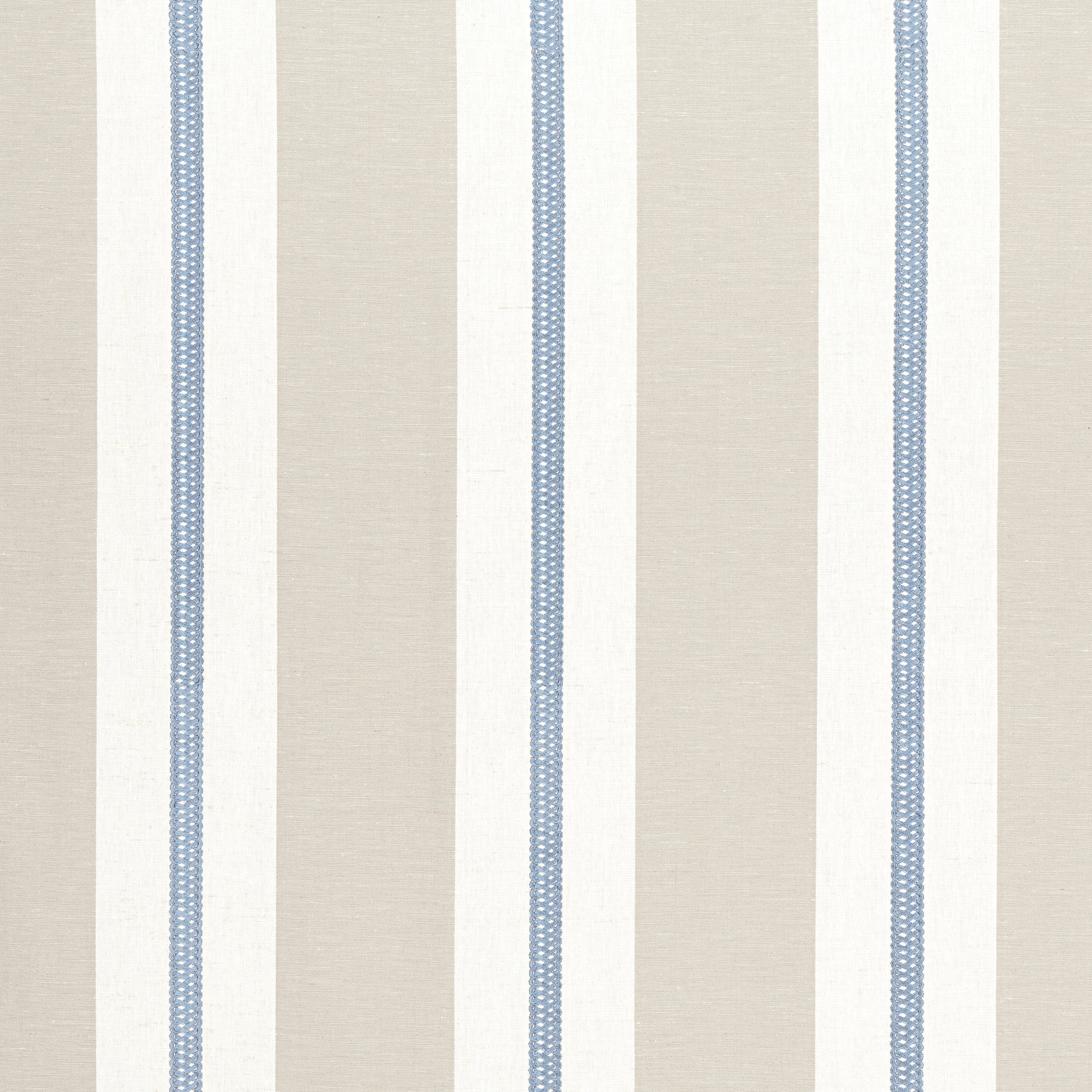 Sample - AW24531 | Alden Stripe Embroidery, Devon - Ann French Fabric