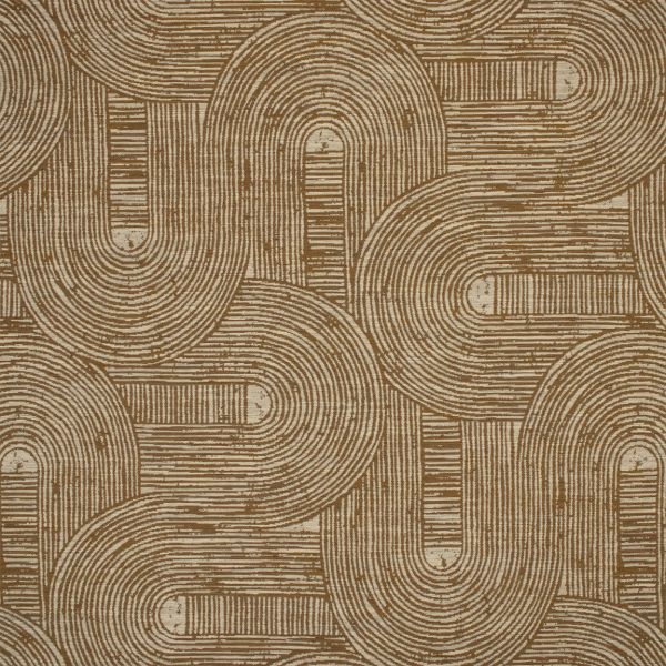 F6201 Cumin | Brown, Abstract - Greenhouse Fabric