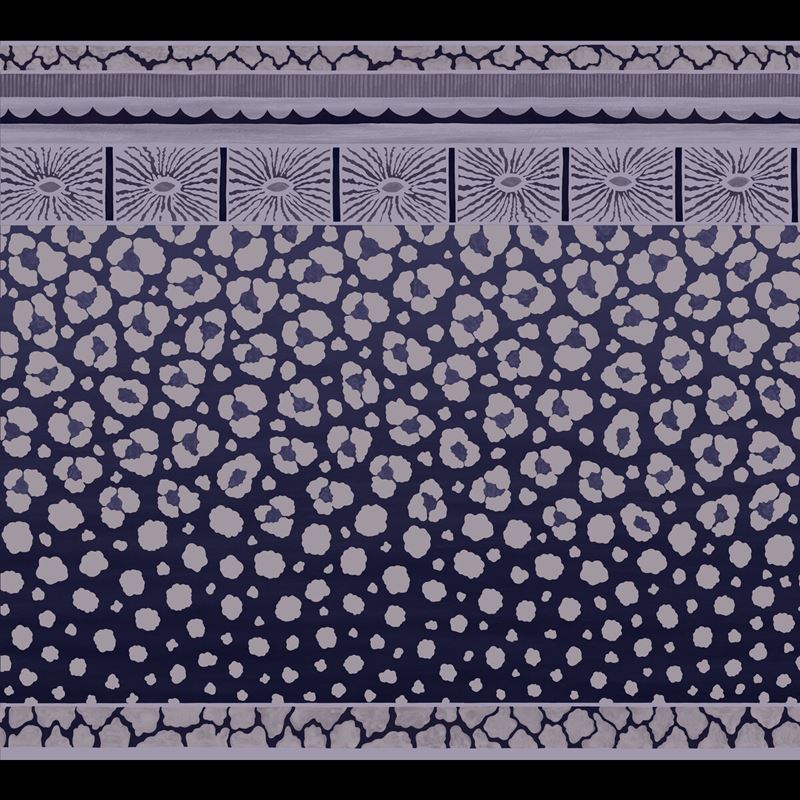 109/13061 | Zulu Border, Black White - Cole and Son