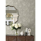 4072-70049 | Delphine, Agathon Taupe Floral Wallpaper Taupe - Chesapea