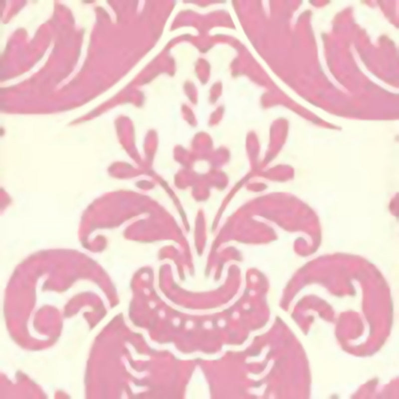 Sample 302152W Monty, Old Pink On Almost White by Quadrille Wallpaper