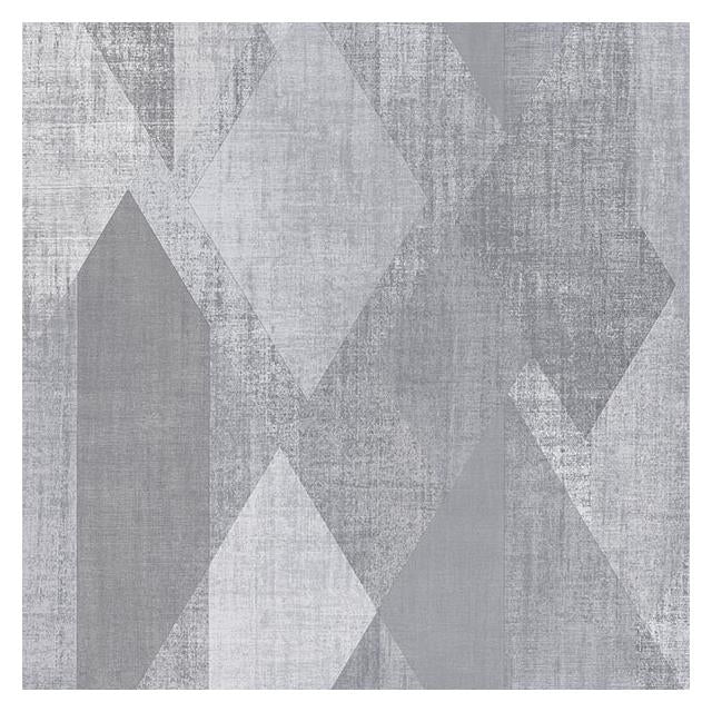 GX37637 | Geometrix, Grey Glass Shards Wallpaper - Norwall